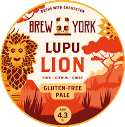 Brew York - Lupu Lion - Pale Ale 30L Keykeg | The Wine Keg Company Ltd ...